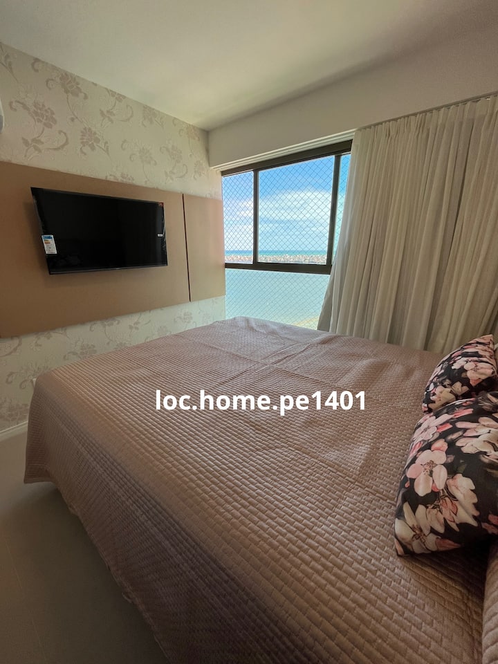 Vista Para Mar! Apto 2 Qts, 59m - Recife