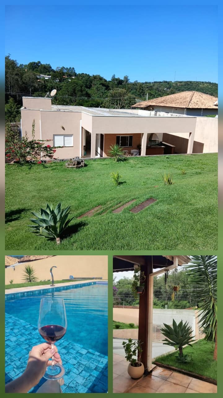 Chácara Atibaia, Piscina Wi-fi Tranquilidade E Paz - Atibaia