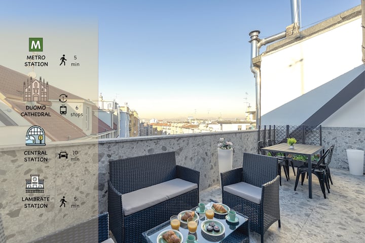 [Luxury] Double Penthouse, 5 Bedrooms 4 Bathrooms - Mailand