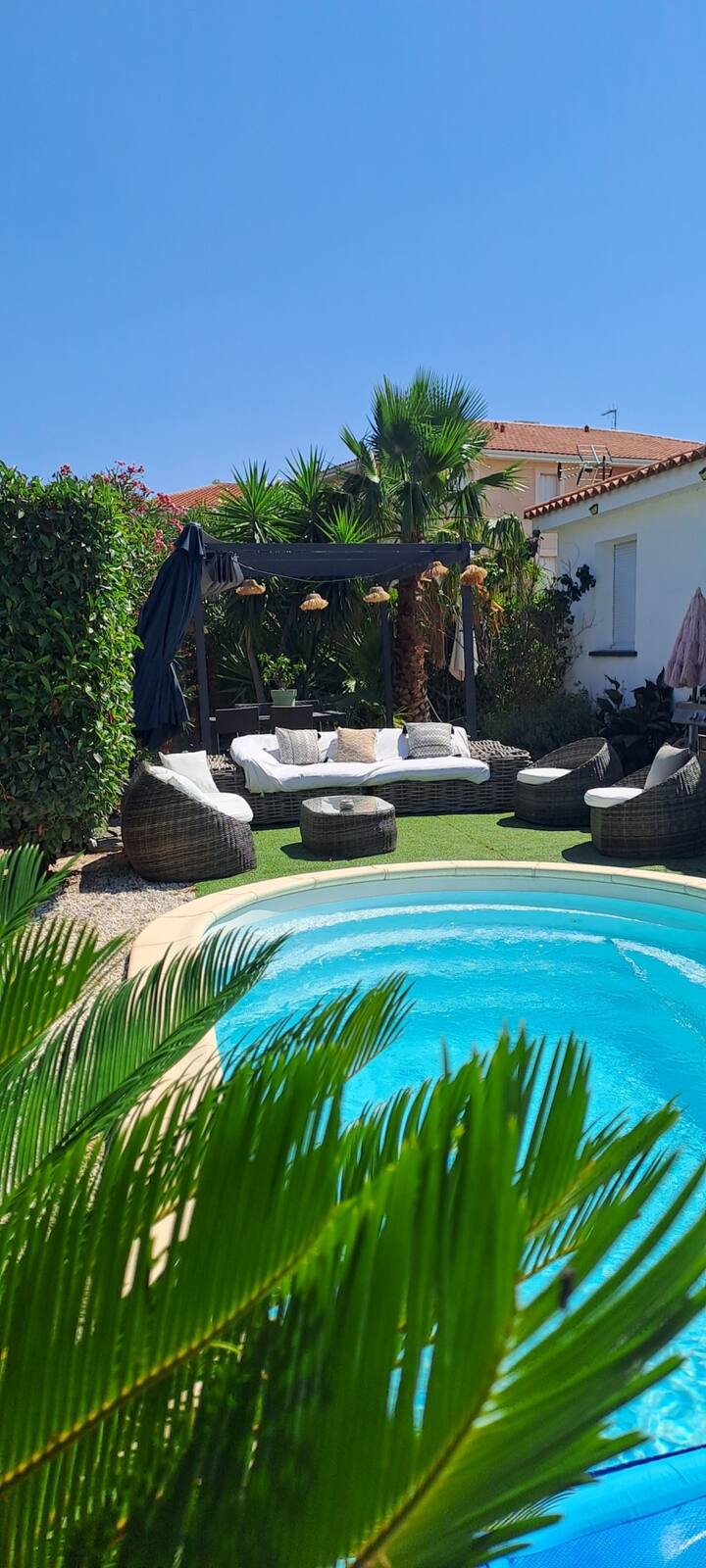Charmante Villa Privée Avec Piscine Et Jardin. - Perpignan