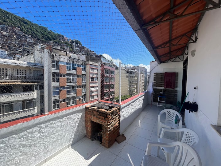 Excelente Cobertura Com Vista úNica A Favela - Ipanema