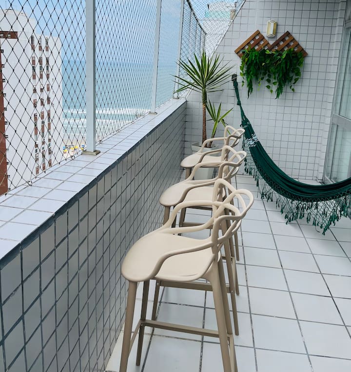 Ap Pé Na Areia Vista Mar Guarujá - Brasil