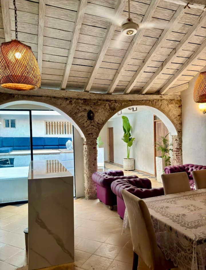 Encantadora Casa Ciudad Amurallada 16 Huespedes - Cartagena