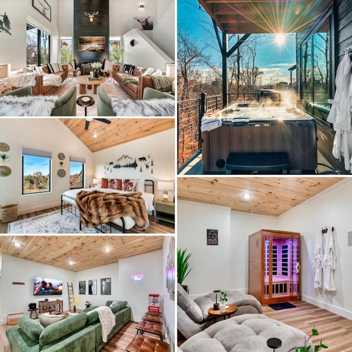 Best Location!views!hot Tub!sauna!firepit!theater - Sevierville, TN