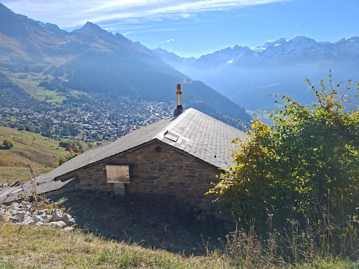 Mayen Authentique à Verbier – Vue Panoramique - Bagnes