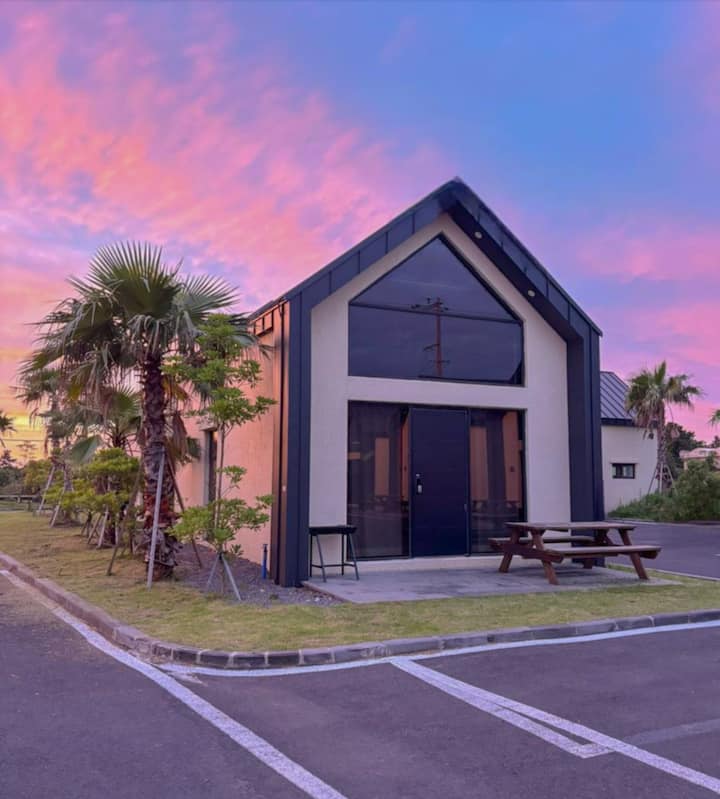 78 별 보러 가자. 오픈 할인 퀸 침대 3 평화로운 신축  세탁기완비 단독주택 - Jeju-si