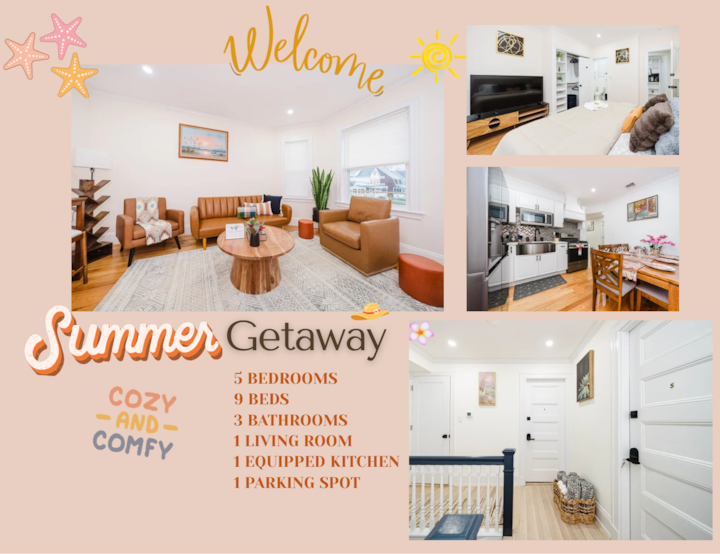 Spacious 5br Gem – Quiet Area, Walkable To Train - Boston, MA