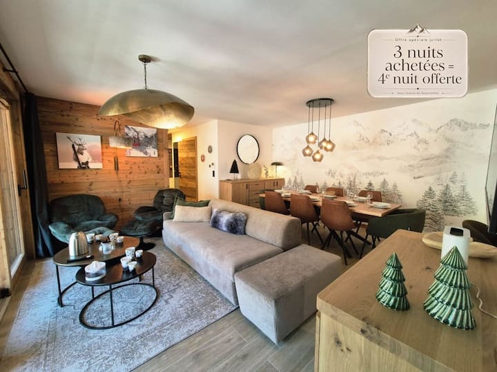 Nagano 205 | Apt Neuf Coeur De Station Face Pistes - Les Gets