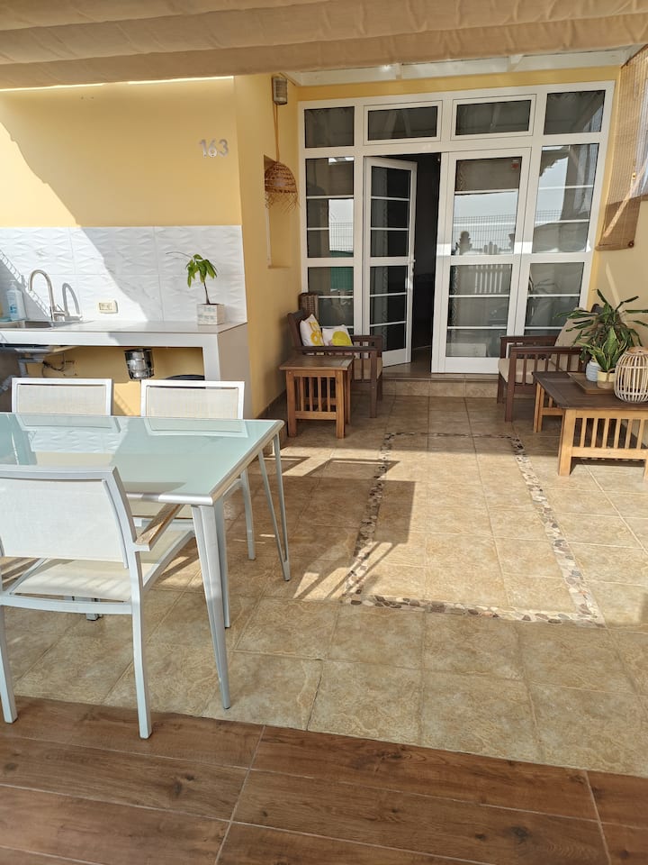 Casa Dunia. Tranquilo Dúplex Con Vista Mar - Maspalomas