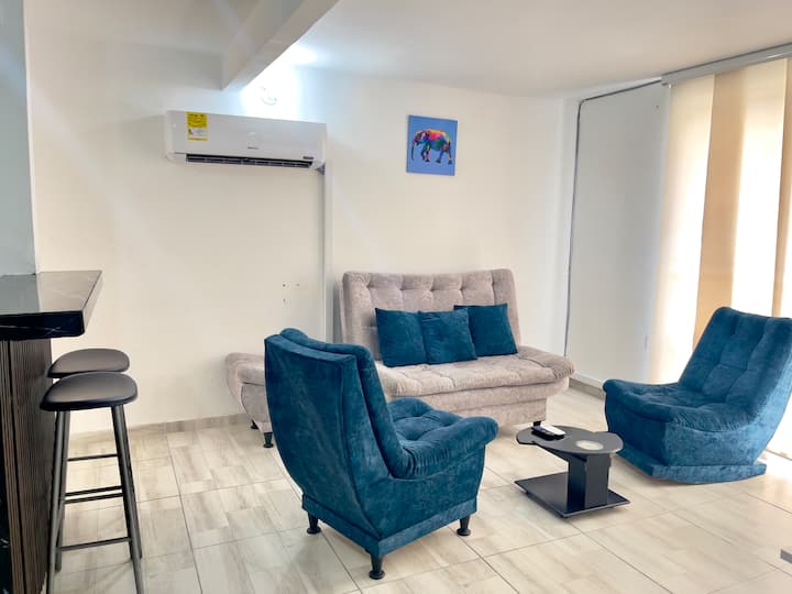 Apto Con Vista A La Piscina, Aire Y Parqueadero - Neiva