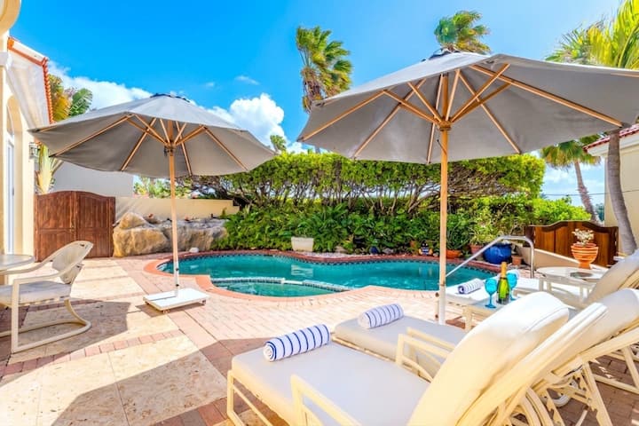 Spacious 3br Villa W/ Private Pool, Patio & Garden - 아루바