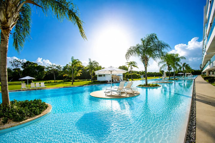 Airbn Be Happy | Piscine Du Complexe Hôtelier à Cana Bay - Punta Cana
