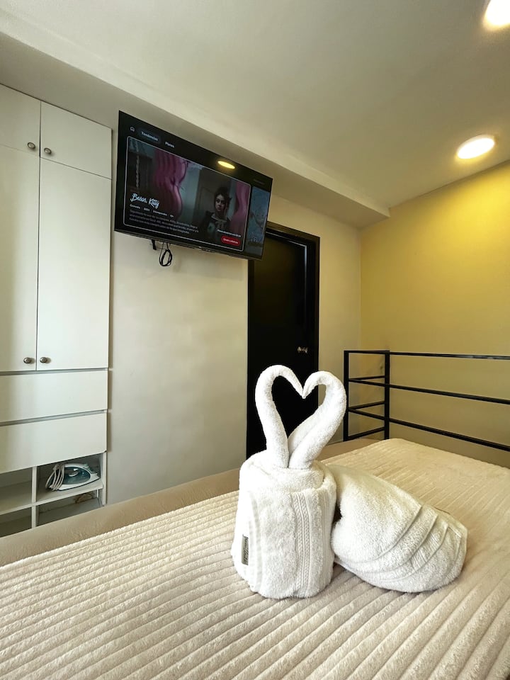 Mini Suite1 Loft Con Balcón, Cocina Tv, Baño - Montanita