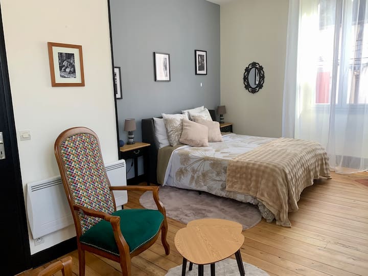 Queen Size 400m Thermes/24km Mongie Heracles 3 - Bagnères-de-Bigorre