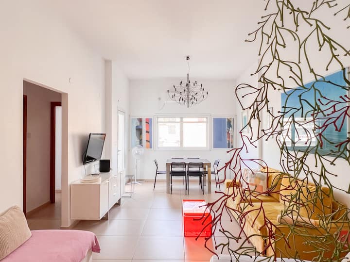 ->Charming Tel Aviv Flat By Rabin Square> 2br - Tel-Aviv