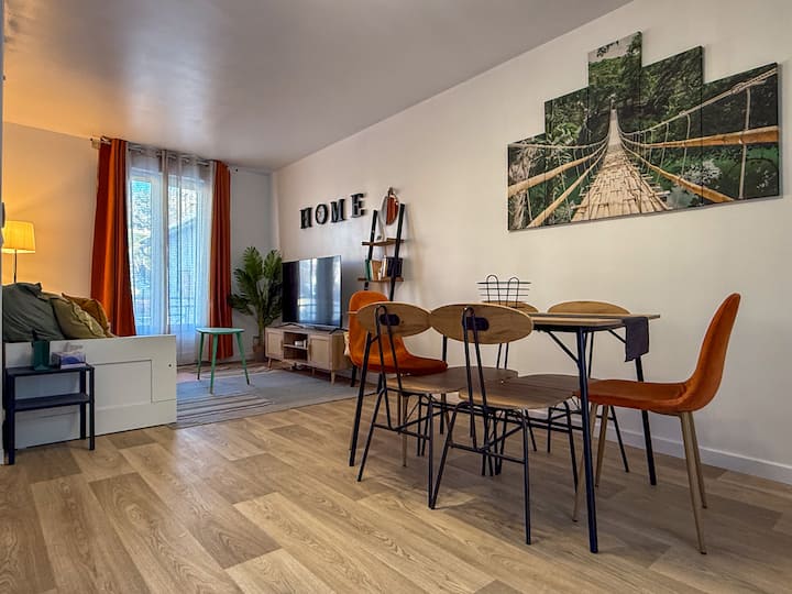 T3 Avec Terrasse & Jardin, Parking Gratuit - Chartres