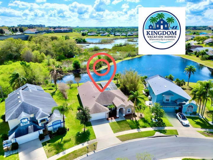Elegant Lake Villa - Game Room, Pool & Hot Tub! - Celebration, FL