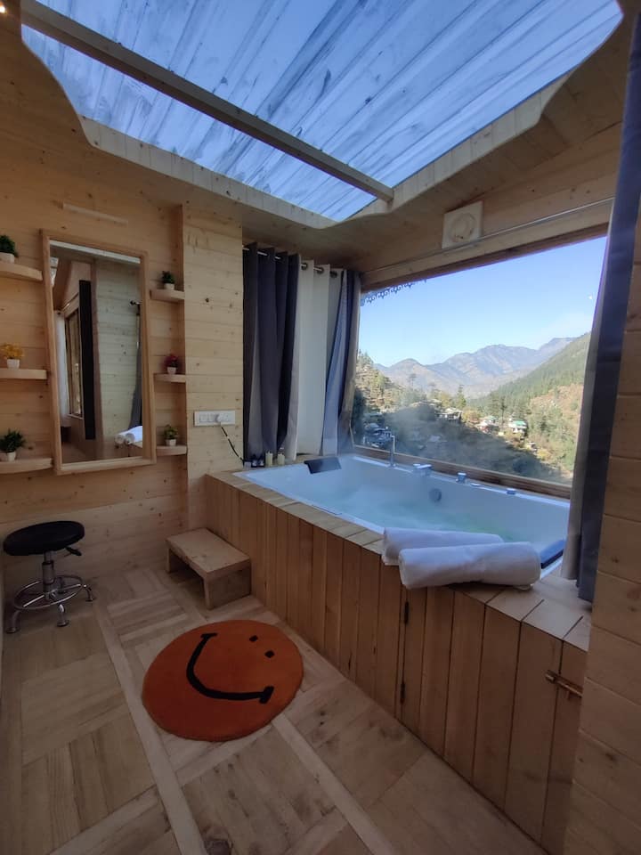 Oneearth Jacuzzi Treehouse - Jibhi