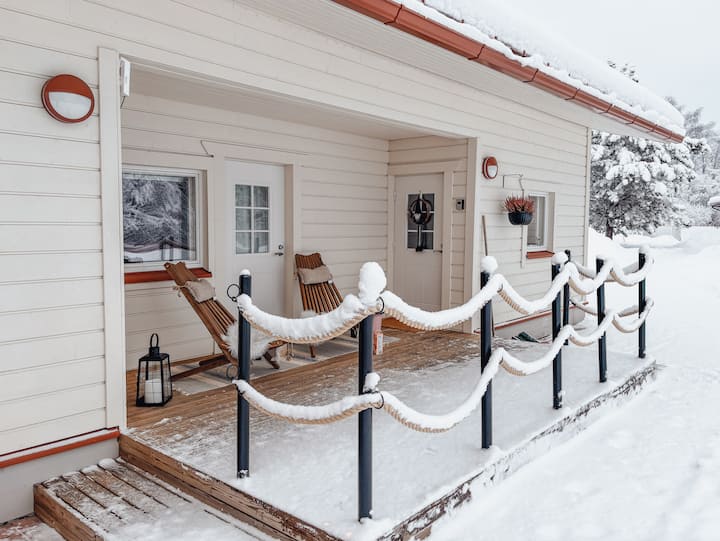 Cozy Cabin With Wood-fired Sauna And Fireplace - Rovaniemi
