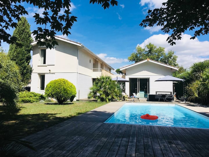 La Rêverie - Maison Conviviale Piscine 12/14 Pers - Pessac