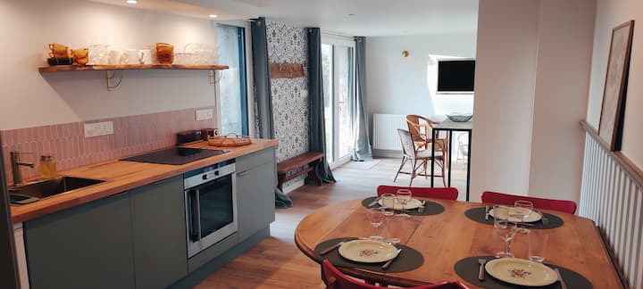 T2 Cozy 45m², Terrasse Avec Vue Dégagée - Andrézieux-Bouthéon