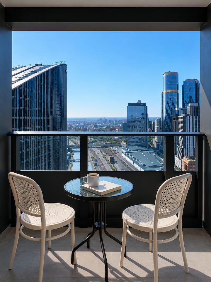 Skyline View 2br With Parking| 6 Min Walk To Mcec - Kensington