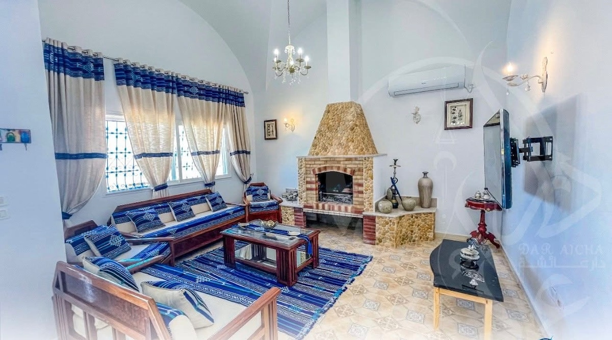 Dar Aïcha dévoile toute son ambiance hivernale - Maisons à louer à Raf ...
