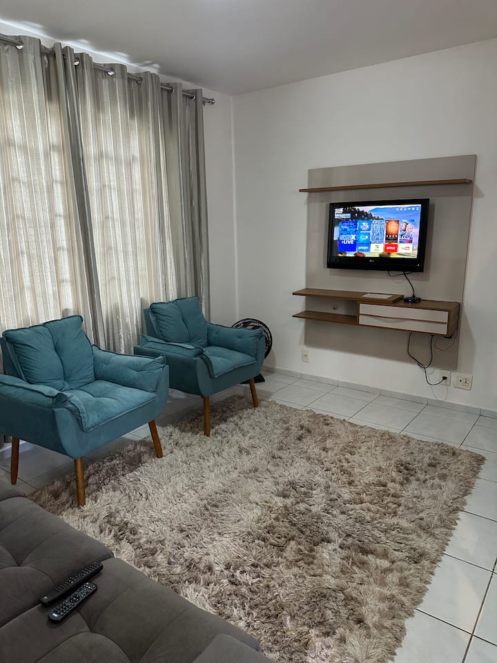 Casa Prática P/família E Pets, Ar Em 2 Quartos - Renascença