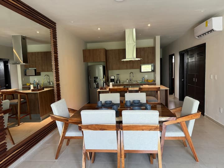 Depto Con A/c Acceso Controlado Y Alberca Exterior - Playa del Carmen