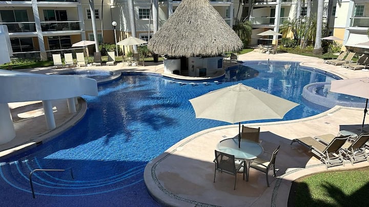 Diamante Lakes 107
Amplio 2habitaciones 6 Personas - Acapulco