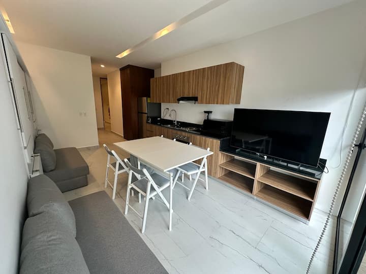 Departamento Moderno En La 5 Avenida - Playa del Carmen