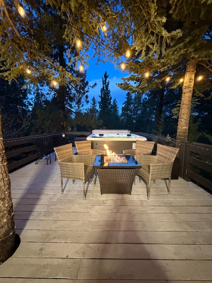 Entire Cabin Walk Ski Slope Hot Tub Wifi 2 Parking - 빅베어레이크