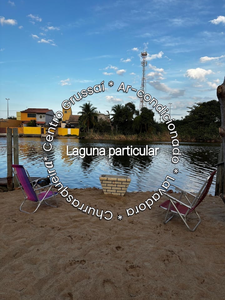 Deck Laguna Grussaí. - Campos dos Goytacazes