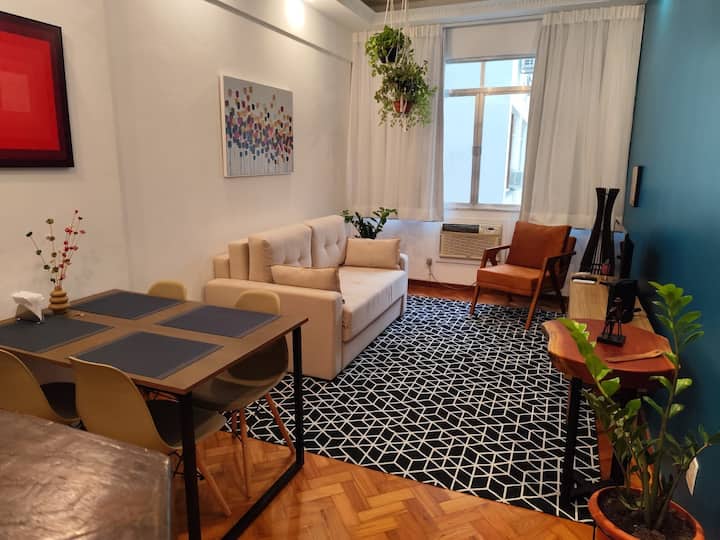 Copacabana Apartment | Ac | Beach | Metro - Copacabana