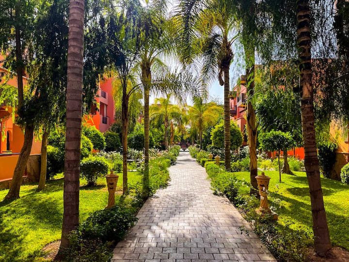Sublime Appartement Piscine Et Jardins - Marrakech