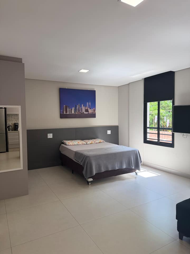 Loft Moderno No Centro Com Máquina Lava E Seca. - Foz do Iguaçu