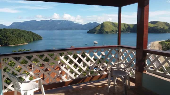 Casa 4 Com Vista P/ O Mar Em Conceição De Jacareí. - Mangaratiba