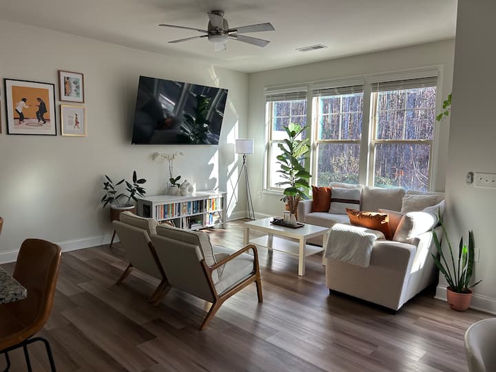 Private Br And Ba Near Downtown - 더럼