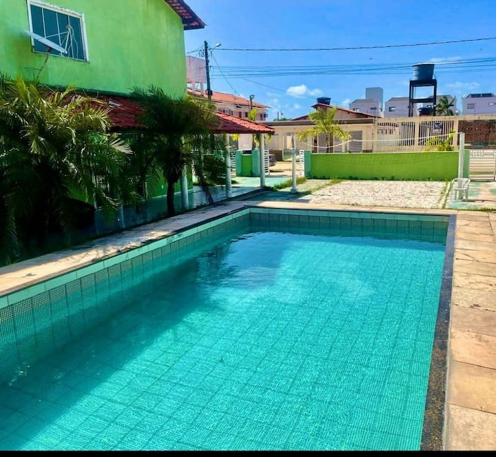 Casa Verde, Praia Do Atalaia, 5 Min Do Atalho. - Salinópolis