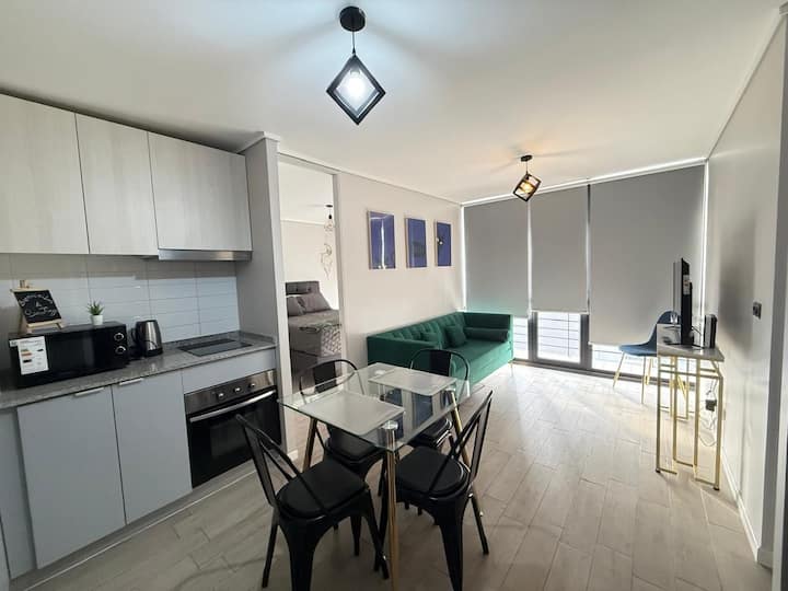 Apartmiradorctral Piscina-gym-sauna-jacuzzi-estac - Santiago, Chile
