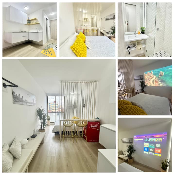 Modern Studio With Private Bath & Security - Bogota