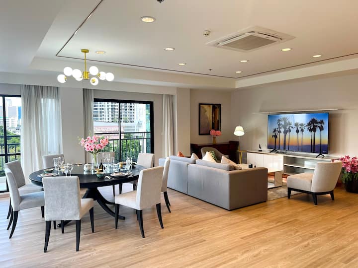 501: Premium 4bed 4bath Pool & Gym, City/pool View - Bangkok