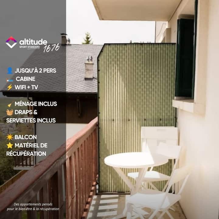 Altitude 1676 - Appartement Avec Chambre Cabine - Bourg-Madame