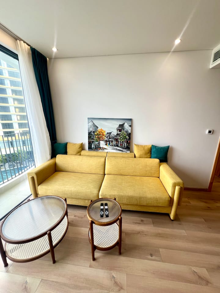 Aqua Blue Ocean View Condo - Free Swimming Pool - Hội An