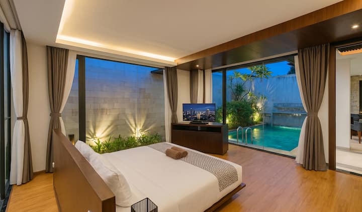 Exclusive 1-br Pool Villa In Tranquil Jimbaran - Jimbaran