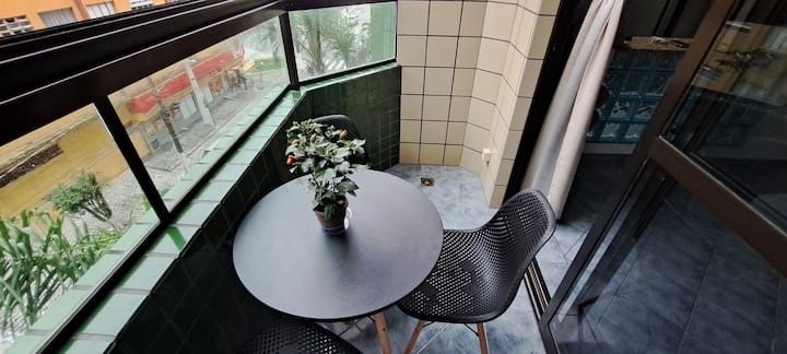 Estiloso | Vista Mar | Home Office | Ar - Praia Grande