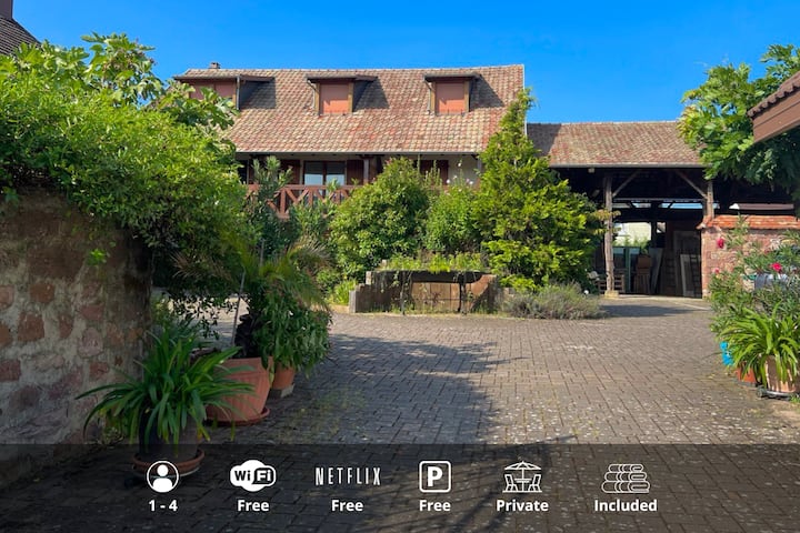 La Grange - Plain-pied, Parking • À 5min De Colmar - Haut-Rhin