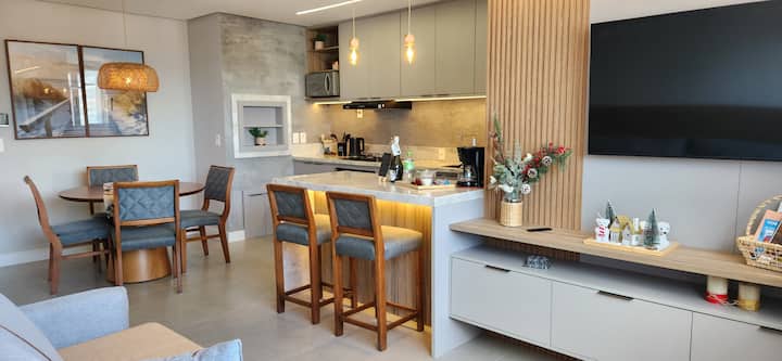 Apto +Conforto+piscina No Centro  #Torres - Torres, Brazil