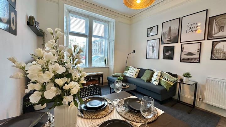 Stylish And Spacious Apartment Near Glasgow - Aéroport de Glasgow (GLA)