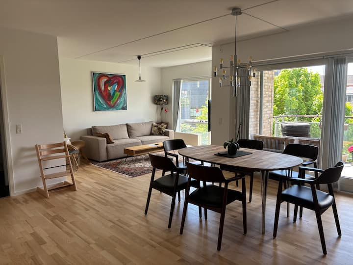 Central Modern 3-room Flat With Free Parking - Copenhagen